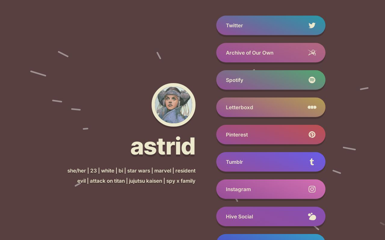 astrid's profiles